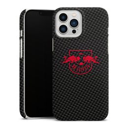 DeinDesign iPhone 13 Pro Max Handy Premium Case Smartphone Handyh&uuml;lle Schutzh&uuml;lle matt Rb Leipzig Official Licensed Product Carbon Premium Case