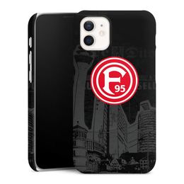 DeinDesign iPhone 12 mini Handy Premium Case Smartphone Handyh&uuml;lle Schutzh&uuml;lle matt Official Licensed Product Logo Fortuna D&uuml;sseldorf Premium Case