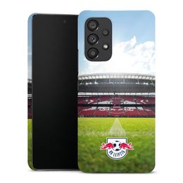 DeinDesign Galaxy A53 5G Handy Premium Case Smartphone Handyh&uuml;lle Schutzh&uuml;lle matt Rb Leipzig Stadium Official Licensed Product Premium Case