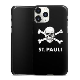 DeinDesign iPhone 11 Pro Handy Premium Case Smartphone Handyh&uuml;lle Schutzh&uuml;lle gl&auml;nzend Totenkopf Fc St. Pauli Official Licensed Product Premium Case
