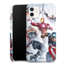 DeinDesign iPhone 12 mini Handy Premium Case Smartphone Handyh&uuml;lle Schutzh&uuml;lle gl&auml;nzend Official Licensed Product Marvel Avengers Premium Case