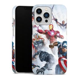 DeinDesign iPhone 13 Pro Handy Premium Case Smartphone Handyh&uuml;lle Schutzh&uuml;lle matt Marvel Avengers Official Licensed Product Premium Case