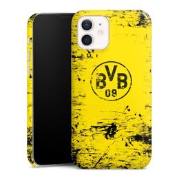 DeinDesign iPhone 12 Handy Premium Case Smartphone Handyh&uuml;lle Schutzh&uuml;lle gl&auml;nzend Borussia Dortmund Bvb Official Licensed Product Premium Case