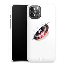 DeinDesign iPhone 12 Pro Max Handy Premium Case Smartphone Handyh&uuml;lle Schutzh&uuml;lle matt Captain America Official Licensed Product Marvel Premium Case