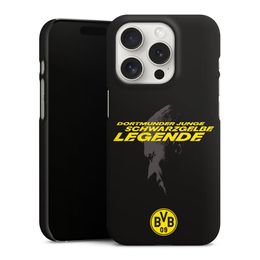 DeinDesign iPhone 15 Pro Handy Premium Case Smartphone Handyh&uuml;lle Schutzh&uuml;lle matt Borussia Dortmund Bvb Marco Reus Premium Case
