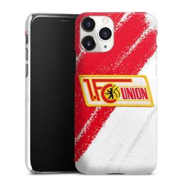DeinDesign iPhone 11 Pro Handy Premium Case Smartphone Handyh&uuml;lle Schutzh&uuml;lle gl&auml;nzend 1. Fc Union Berlin Logo Official Licensed Product Premium Case
