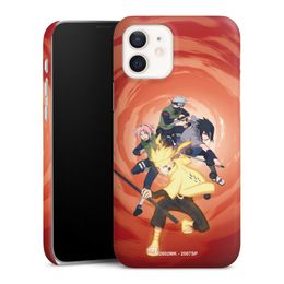 DeinDesign iPhone 12 Handy Premium Case Smartphone Handyh&uuml;lle Schutzh&uuml;lle matt Sasuke Sakura Naruto Shippuden Premium Case