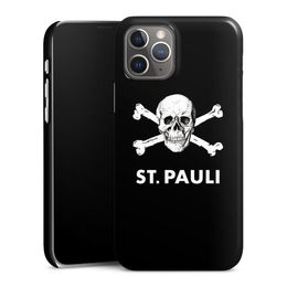 DeinDesign iPhone 12 Pro Handy Premium Case Smartphone Handyh&uuml;lle Schutzh&uuml;lle gl&auml;nzend Totenkopf Fc St. Pauli Official Licensed Product Premium Case