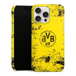 DeinDesign iPhone 15 Pro Max Handy Premium Case Smartphone Handyh&uuml;lle Schutzh&uuml;lle gl&auml;nzend Bvb Official Licensed Product Borussia Dortmund Premium Case