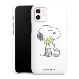 DeinDesign iPhone 12 mini Handy Premium Case Smartphone Handyh&uuml;lle Schutzh&uuml;lle matt Snoopy Love Peanuts Premium Case