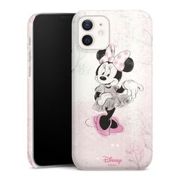 DeinDesign iPhone 12 Handy Premium Case Smartphone Handyh&uuml;lle Schutzh&uuml;lle gl&auml;nzend Vintage Minnie Mouse Disney Premium Case