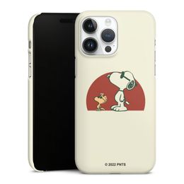 DeinDesign iPhone 14 Pro Max Handy Premium Case Smartphone Handyh&uuml;lle Schutzh&uuml;lle gl&auml;nzend Snoopy Official Licensed Product Kindheit Premium Case