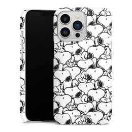 DeinDesign iPhone 13 Pro Handy Premium Case Smartphone Handyh&uuml;lle Schutzh&uuml;lle matt Peanuts Snoopy Muster Premium Case