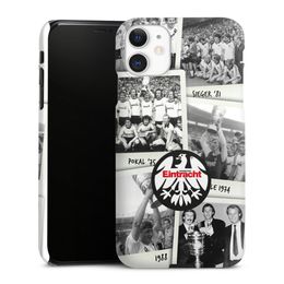 DeinDesign iPhone 11 Handy Premium Case Smartphone Handyh&uuml;lle Schutzh&uuml;lle matt Retro Eintracht Frankfurt Official Licensed Product Premium Case