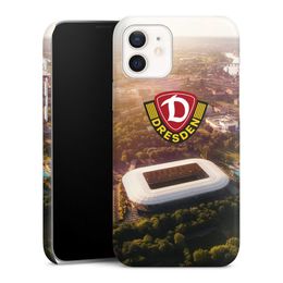 DeinDesign iPhone 12 Handy Premium Case Smartphone Handyh&uuml;lle Schutzh&uuml;lle gl&auml;nzend Sgd Sg Dynamo Dresden Stadium Premium Case