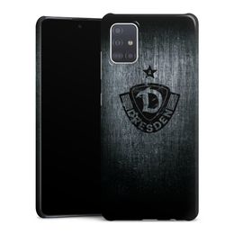 DeinDesign Galaxy A51 Handy Premium Case Smartphone Handyh&uuml;lle Schutzh&uuml;lle gl&auml;nzend Sg Dynamo Dresden Official Licensed Product Vintage Premium Case