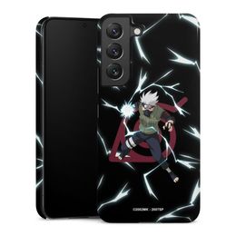 DeinDesign Galaxy S22 Handy Premium Case Smartphone Handyh&uuml;lle Schutzh&uuml;lle gl&auml;nzend Naruto Shippuden Official Licensed Product Kakashi Premium Case