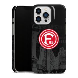 DeinDesign iPhone 13 Pro Handy Premium Case Smartphone Handyh&uuml;lle Schutzh&uuml;lle gl&auml;nzend Official Licensed Product Logo Fortuna D&uuml;sseldorf Premium Case