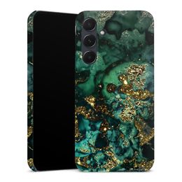 DeinDesign Galaxy A55 5G Handy Premium Case Smartphone Handyh&uuml;lle Schutzh&uuml;lle matt Muster Glitzer Marble Premium Case