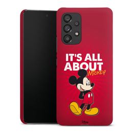 DeinDesign Galaxy A53 5G Handy Premium Case Smartphone Handyh&uuml;lle Schutzh&uuml;lle matt Official Licensed Product Disney Mouse Premium Case