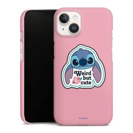 DeinDesign iPhone 14 Handy Premium Case Smartphone Handyh&uuml;lle Schutzh&uuml;lle matt Lilo & Stitch Disney Sayings Premium Case