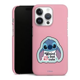 DeinDesign iPhone 14 Pro Handy Premium Case Smartphone Handyh&uuml;lle Schutzh&uuml;lle matt Lilo & Stitch Disney Sayings Premium Case