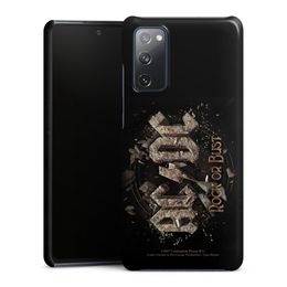 DeinDesign Galaxy S20 FE Handy Premium Case Smartphone Handyh&uuml;lle Schutzh&uuml;lle gl&auml;nzend Rock Or Bust Official Licensed Product Acdc Premium Case