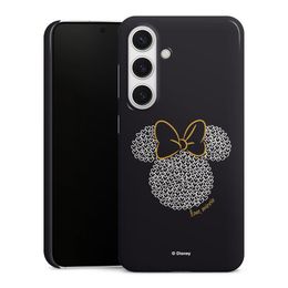 DeinDesign Galaxy S24 Handy Premium Case Smartphone Handyh&uuml;lle Schutzh&uuml;lle gl&auml;nzend Minnie Mouse Muster Disney Premium Case