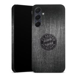 DeinDesign Galaxy A55 5G Handy Premium Case Smartphone Handyh&uuml;lle Schutzh&uuml;lle matt Fcb Metallic Look Fc Bayern M&uuml;nchen Premium Case