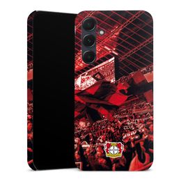 DeinDesign Galaxy A55 5G Handy Premium Case Smartphone Handyh&uuml;lle Schutzh&uuml;lle matt Merchandise Official Licensed Product Bayer 04 Leverkusen Premium Case
