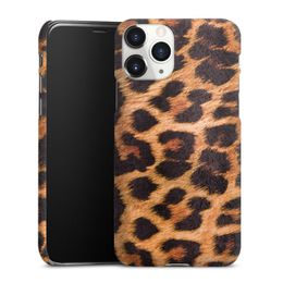 DeinDesign iPhone 11 Pro Handy Premium Case Smartphone Handyh&uuml;lle Schutzh&uuml;lle matt Animal Print Leopard Fur Premium Case
