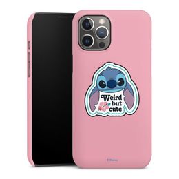 DeinDesign iPhone 12 Pro Max Handy Premium Case Smartphone Handyh&uuml;lle Schutzh&uuml;lle matt Lilo & Stitch Disney Sayings Premium Case