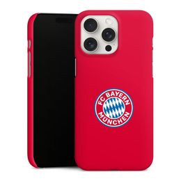 DeinDesign iPhone 15 Pro Max Handy Premium Case Smartphone Handyh&uuml;lle Schutzh&uuml;lle matt Fc Bayern M&uuml;nchen Fcb Logo Premium Case