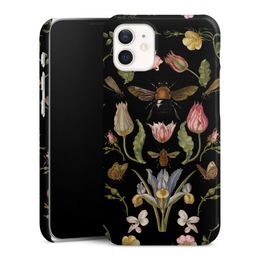 DeinDesign iPhone 12 mini Handy Premium Case Smartphone Handyh&uuml;lle Schutzh&uuml;lle gl&auml;nzend Flower Wreath Bee Blossom Premium Case