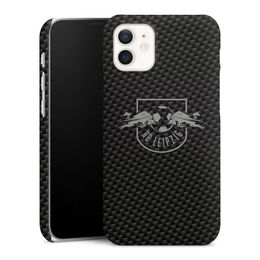 DeinDesign iPhone 12 mini Handy Premium Case Smartphone Handyh&uuml;lle Schutzh&uuml;lle matt Rb Leipzig Carbon Metallic Look Premium Case