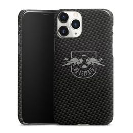 DeinDesign iPhone 11 Pro Handy Premium Case Smartphone Handyh&uuml;lle Schutzh&uuml;lle gl&auml;nzend Rb Leipzig Carbon Metallic Look Premium Case