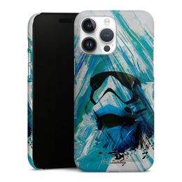 DeinDesign iPhone 14 Pro Max Handy Premium Case Smartphone Handyh&uuml;lle Schutzh&uuml;lle matt Colourful Stormtrooper Star Wars Premium Case