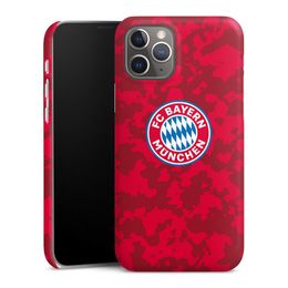 DeinDesign iPhone 12 Pro Handy Premium Case Smartphone Handyh&uuml;lle Schutzh&uuml;lle matt Camouflage Fc Bayern M&uuml;nchen Fcb Premium Case