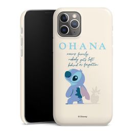 DeinDesign iPhone 12 Pro Handy Premium Case Smartphone Handyh&uuml;lle Schutzh&uuml;lle gl&auml;nzend Lilo & Stitch Disney Official Licensed Product Premium Case