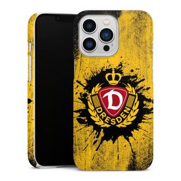 DeinDesign iPhone 13 Pro Handy Premium Case Smartphone Handyh&uuml;lle Schutzh&uuml;lle matt Official Licensed Product Soccer Sg Dynamo Dresden Premium Case