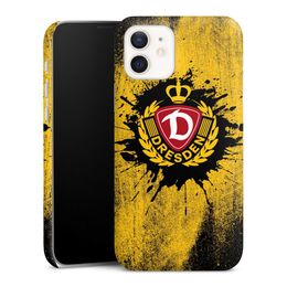 DeinDesign iPhone 12 Handy Premium Case Smartphone Handyh&uuml;lle Schutzh&uuml;lle matt Sg Dynamo Dresden Soccer Official Licensed Product Premium Case