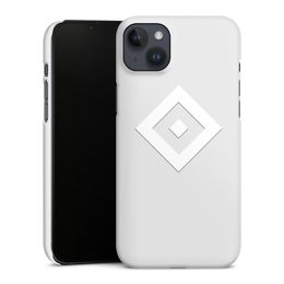 DeinDesign iPhone 14 Plus Handy Premium Case Smartphone Handyh&uuml;lle Schutzh&uuml;lle gl&auml;nzend Hsv Hamburger Sv Coat Of Arms Premium Case
