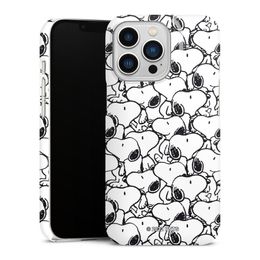 DeinDesign iPhone 13 Pro Handy Premium Case Smartphone Handyh&uuml;lle Schutzh&uuml;lle gl&auml;nzend Peanuts Snoopy Muster Premium Case
