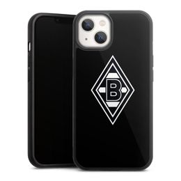 DeinDesign iPhone 13 Handy Gallery Case Handyh&uuml;lle 9H Geh&auml;rtetes Glas R&uuml;ckseite H&uuml;lle Borussia M&ouml;nchengladbach Gladbach Coat Of Arms Gallery Case