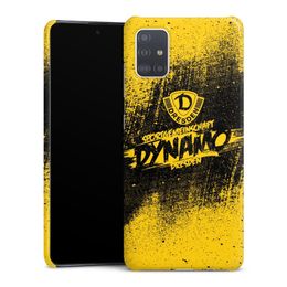 DeinDesign Galaxy A51 Handy Premium Case Smartphone Handyh&uuml;lle Schutzh&uuml;lle gl&auml;nzend Logo Official Licensed Product Sg Dynamo Dresden Premium Case