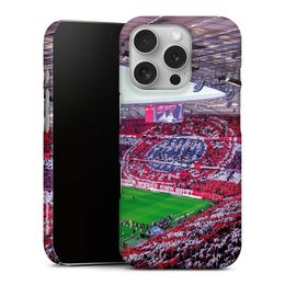 DeinDesign iPhone 16 Pro Handy Premium Case Smartphone Handyh&uuml;lle Schutzh&uuml;lle matt Stadium Fcb Fc Bayern M&uuml;nchen Premium Case