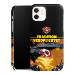 DeinDesign iPhone 12 Handy Premium Case Smartphone Handyh&uuml;lle Schutzh&uuml;lle matt Sgd Sg Dynamo Dresden Merchandise Premium Case