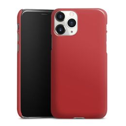 DeinDesign iPhone 11 Pro Handy Premium Case Smartphone Handyh&uuml;lle Schutzh&uuml;lle gl&auml;nzend Red Unicoloured Colour Premium Case