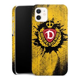 DeinDesign iPhone 12 mini Handy Premium Case Smartphone Handyh&uuml;lle Schutzh&uuml;lle matt Sg Dynamo Dresden Soccer Official Licensed Product Premium Case
