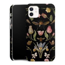 DeinDesign iPhone 12 mini Handy Premium Case Smartphone Handyh&uuml;lle Schutzh&uuml;lle matt Flower Wreath Bee Blossom Premium Case